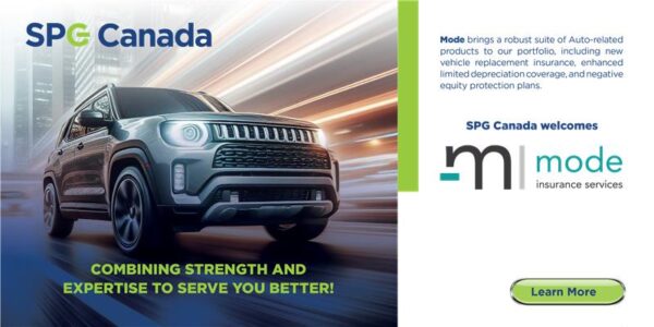 SPG Canada Acquires Mode Insurance Services, Launches Auto Product Line ...